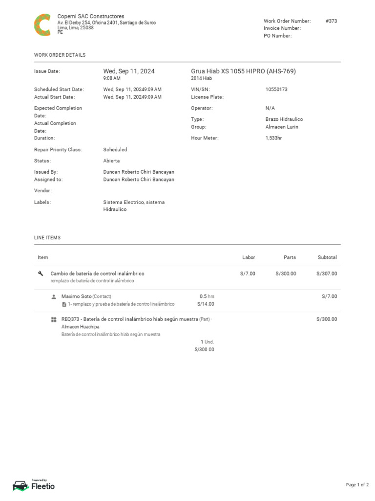 work_order_373 | PDF