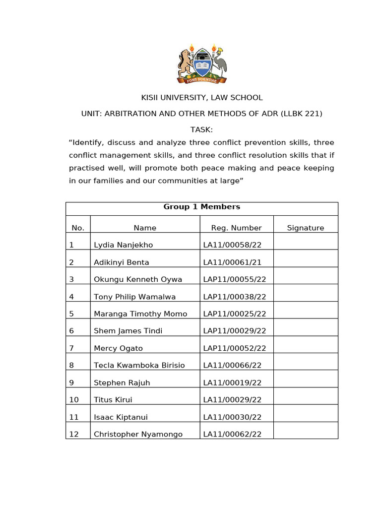 LLBK 221 - Group 1 - Arbitration and Other Methods of ADR | PDF
