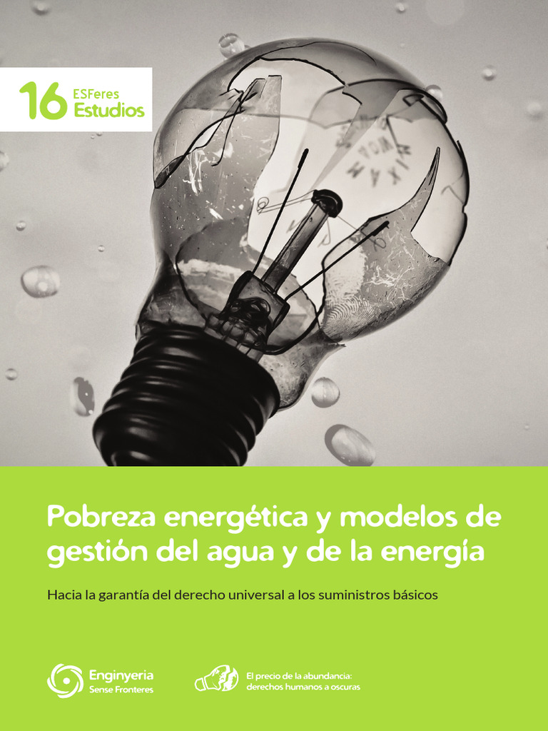 ESFeres16 Pobreza Energetica Modelos de Gestion Agua Energia ESF | PDF