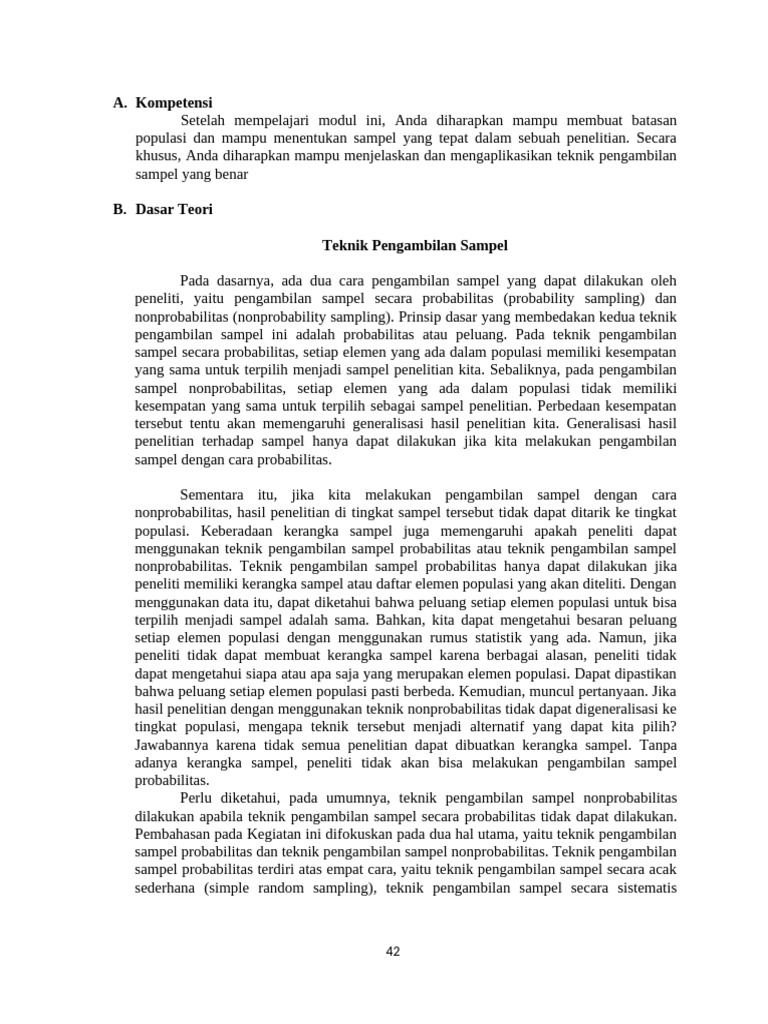 7bab Teknik Sampling Pdf