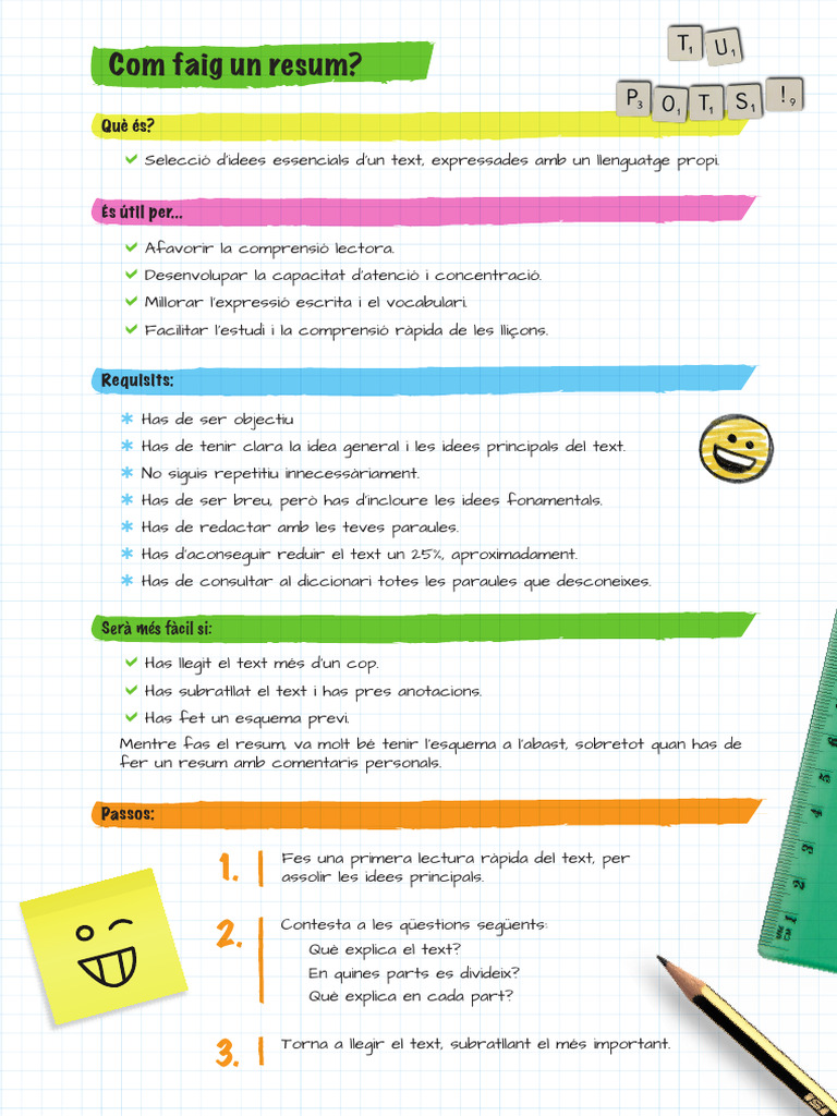 Com Fer Un Resum | PDF
