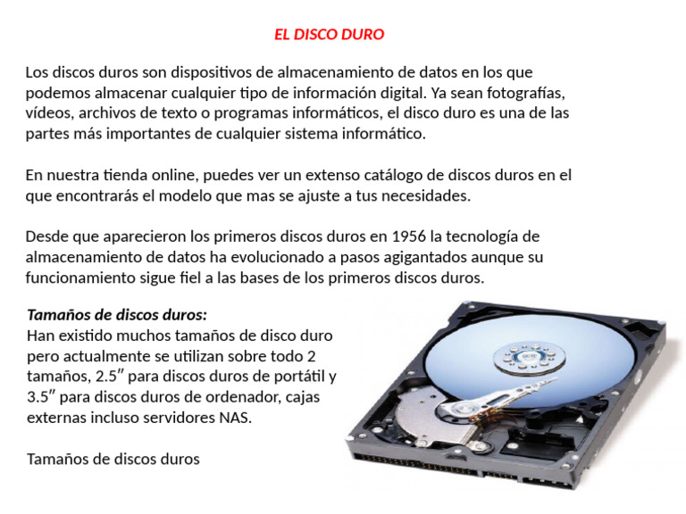 Disco Duro | PDF