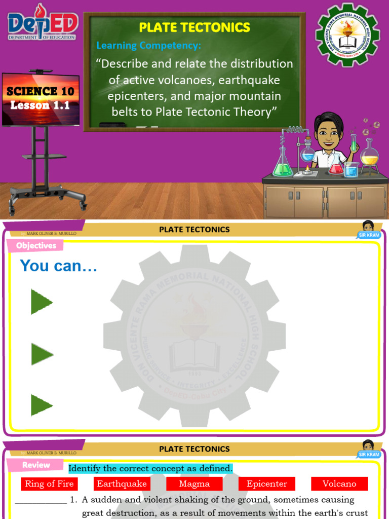 Lesson 1.1 Plate Tectonics | PDF | Plate Tectonics | Science & Mathematics