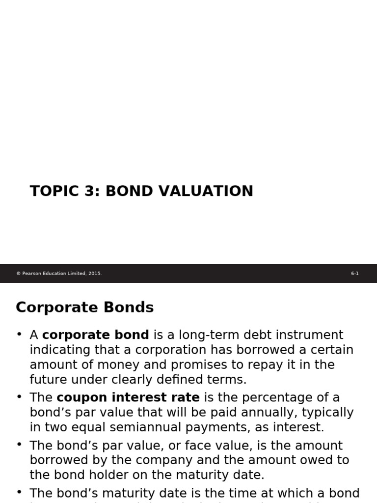 Topic 3_Bond Valuation | PDF