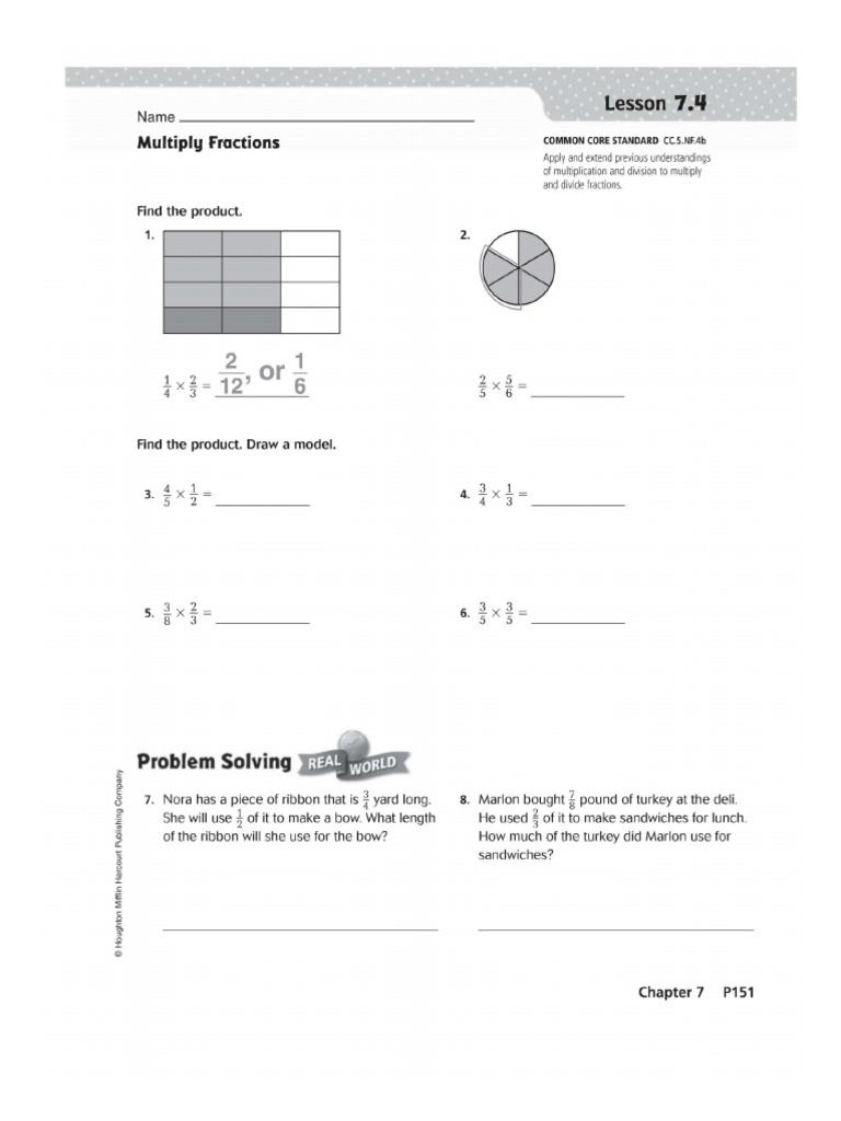 g5 Standards Practice 7.4 | PDF