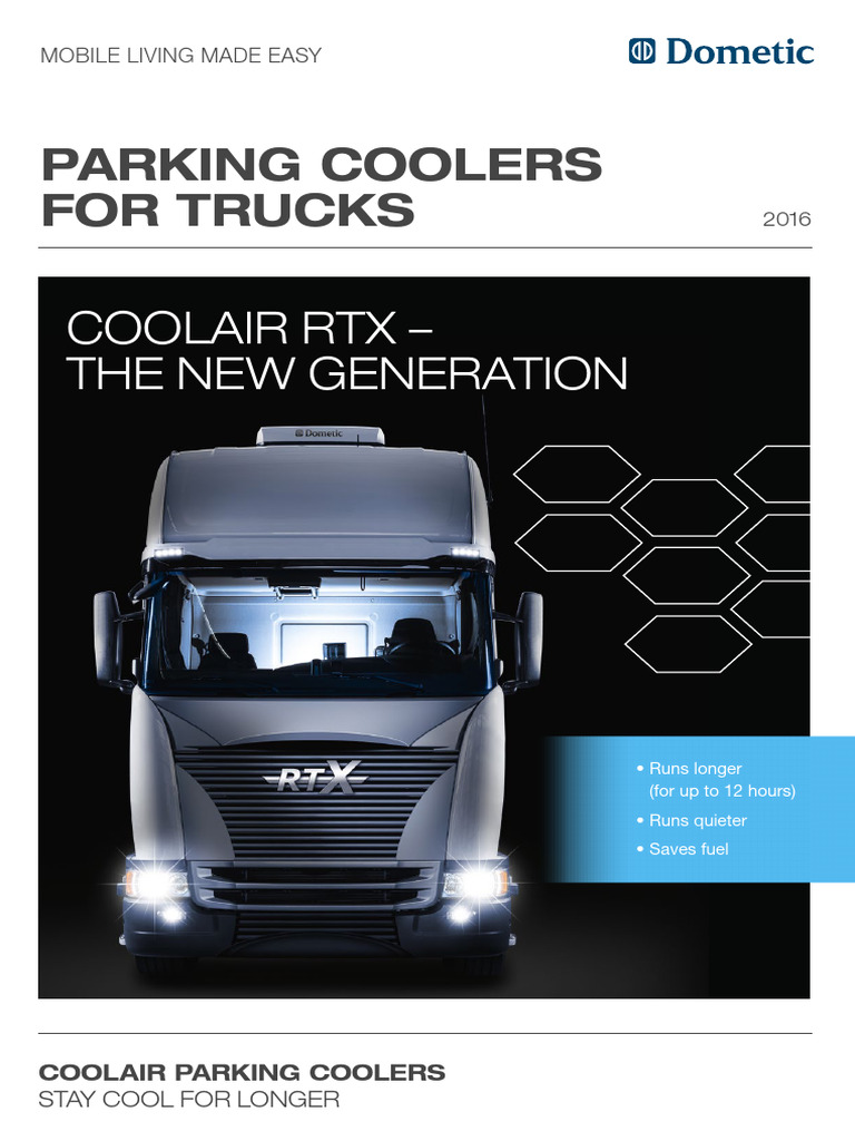 Parking Coolers For Trucks: Coolair RTX - The New Generation | PDF ...