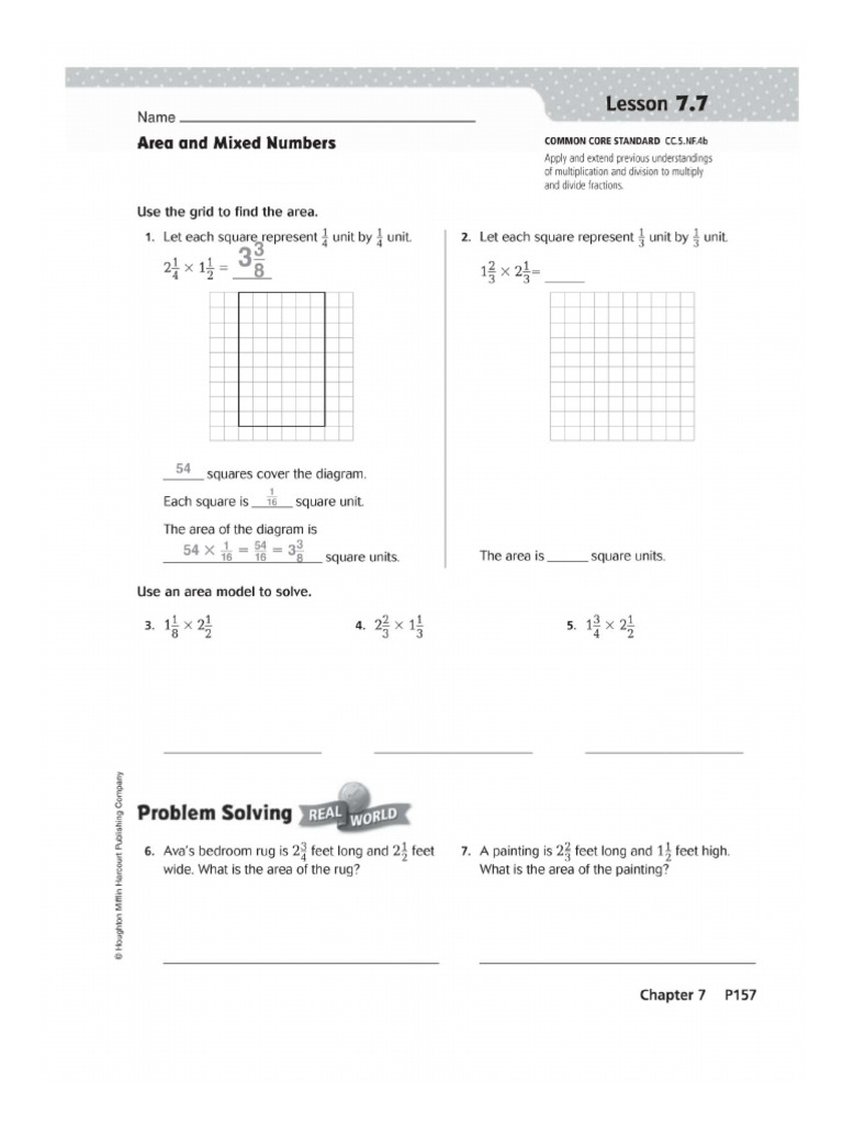 g5 Standards Practice 7.7 | PDF