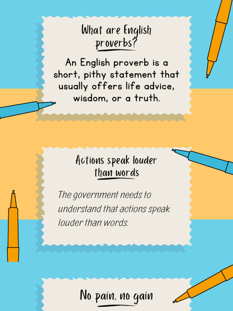 English Proverbs | PDF