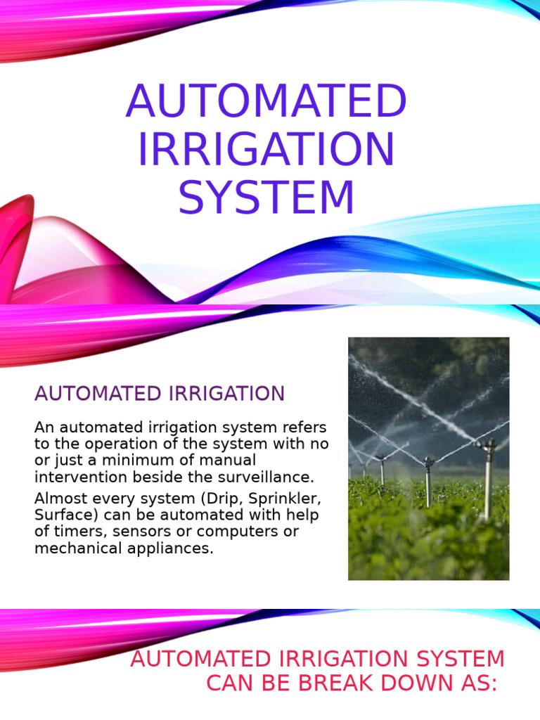 Automated Irrigation | PDF