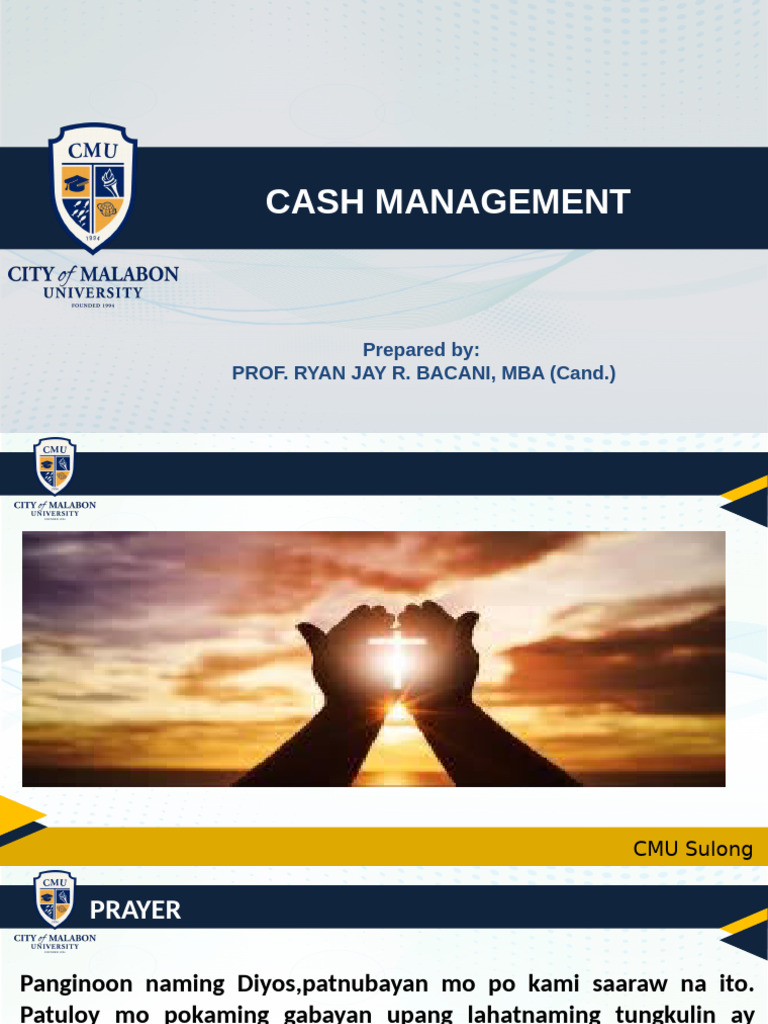 Cash Management | PDF