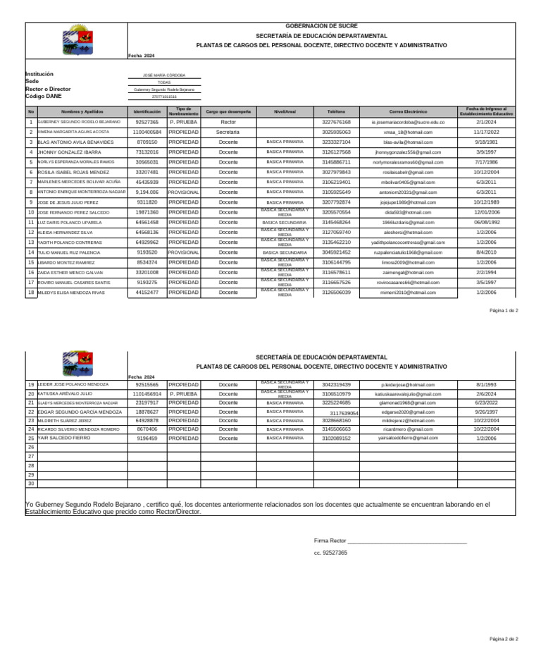 Fmto-Validacion de Planta | PDF
