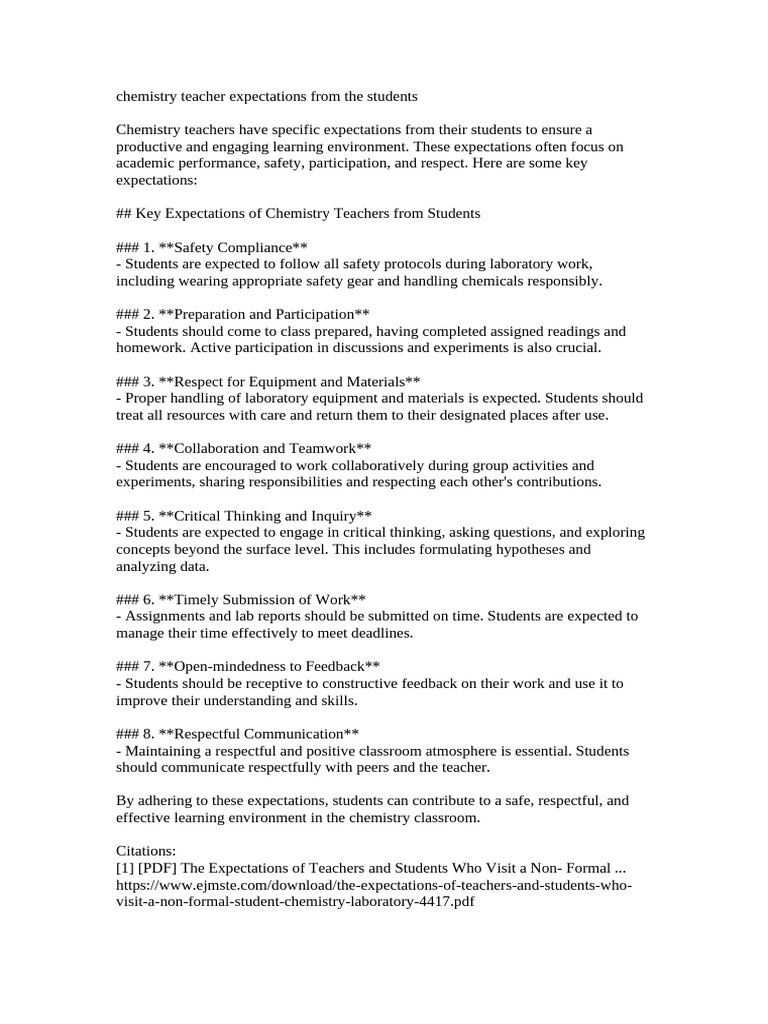 Teachers Expectations | PDF