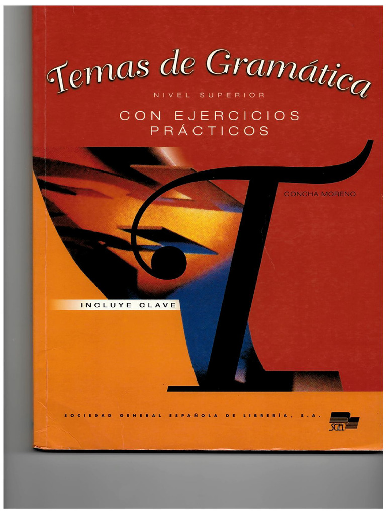 Temas de Gramática - Libro Completo - Sgel | PDF