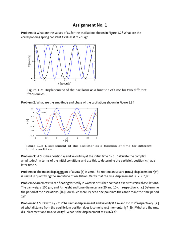 Assignment No. 1 | PDF