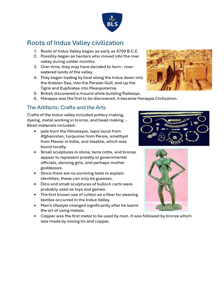 Indus Valley Civilization | PDF