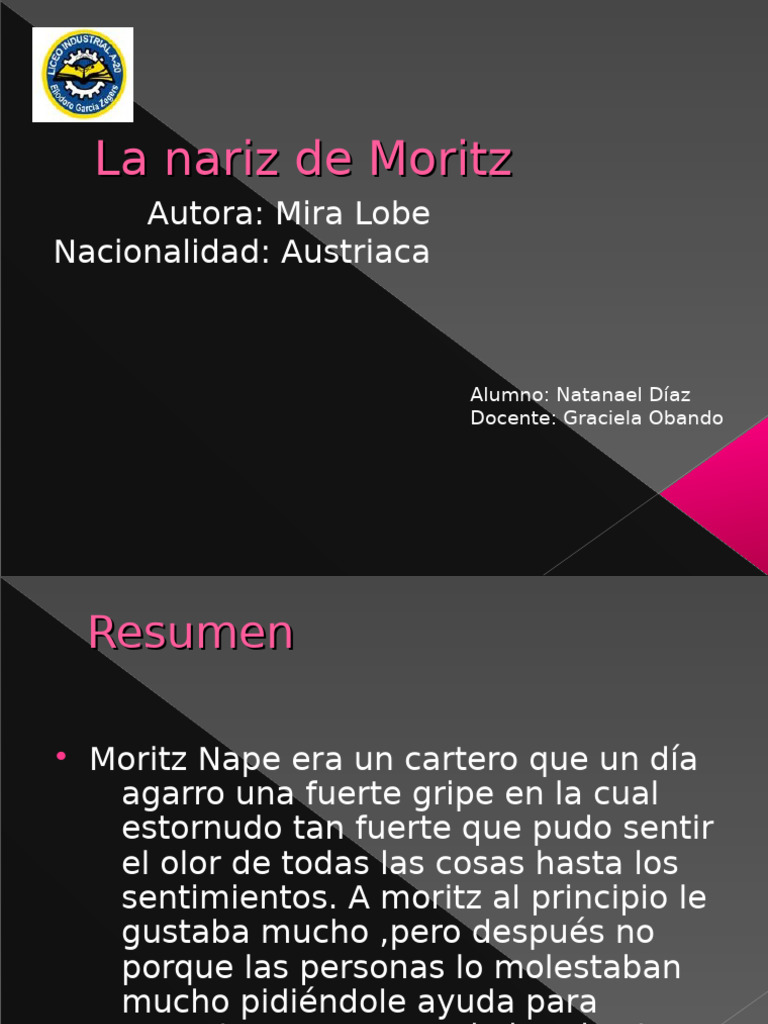 La nariz mágica de Moritz Nape | PDF