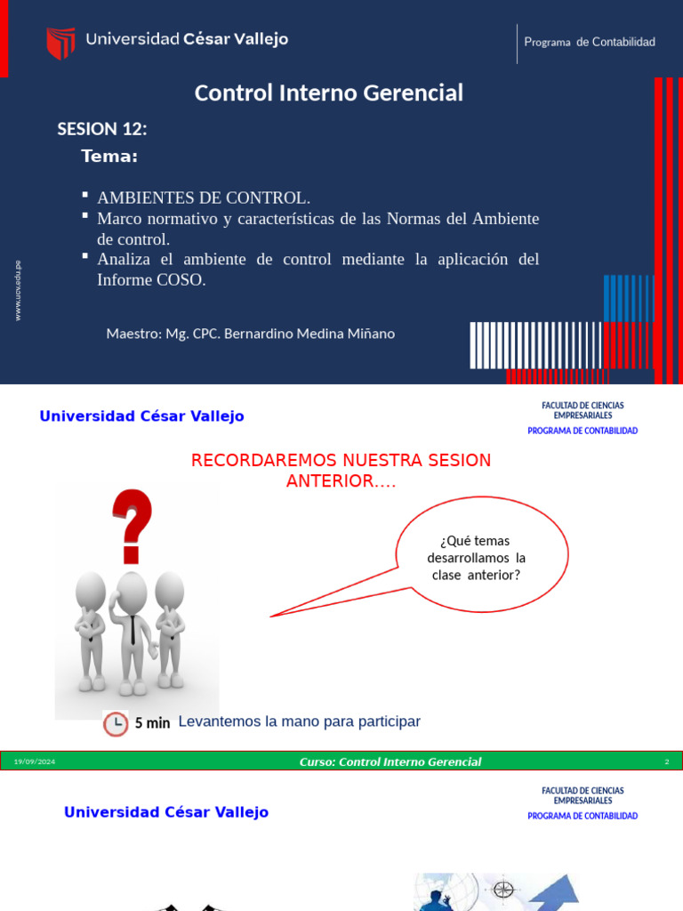 S.12 Control Interno Gerencial-2024-1 | PDF