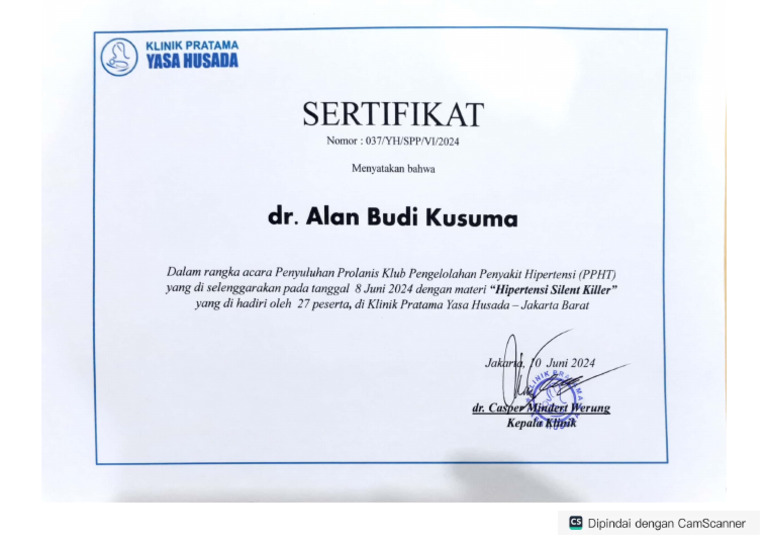 Hipertensi Silent Killer DR Alan | PDF