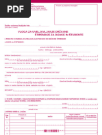 Vloga Za Uveljavljanje Pravic Iz Javnih sredstevIZP | PDF