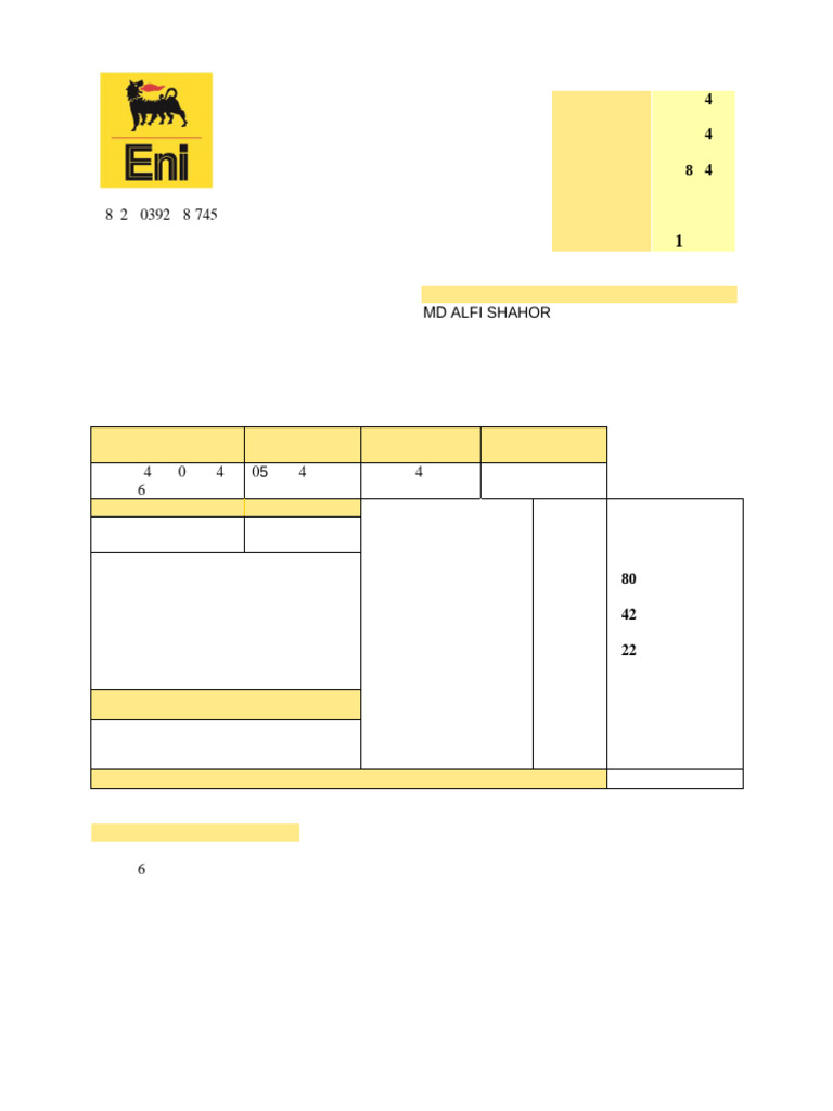 Italy Gas Utility Business Bill | PDF