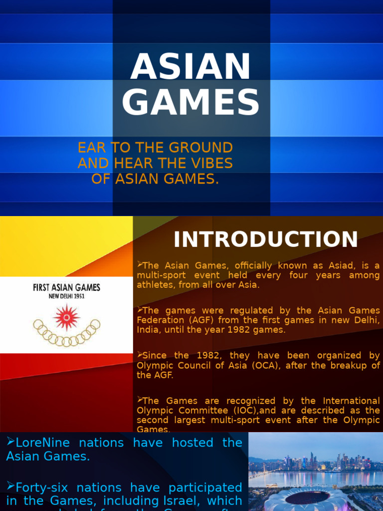 Asian Games | PDF