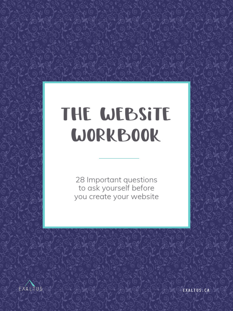 Website Workbook Pdf