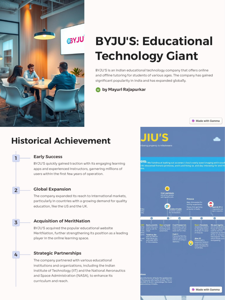 BYJUS Educational Technology Giant | PDF