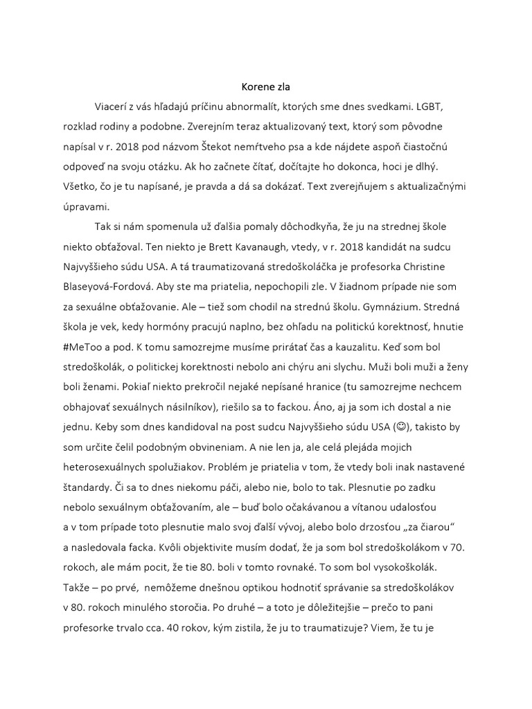 Korene Zla | PDF