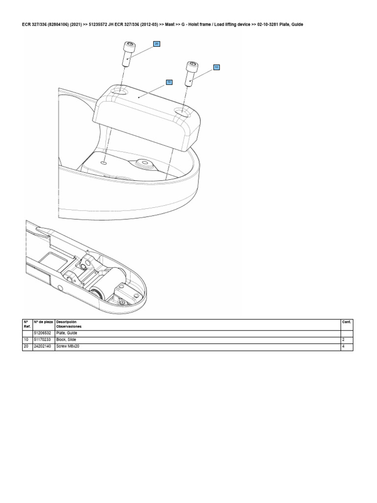 ECR 327/336 (82804106) (2021) 51235572 JH ECR 327/336 (2012-03) Mast G ...