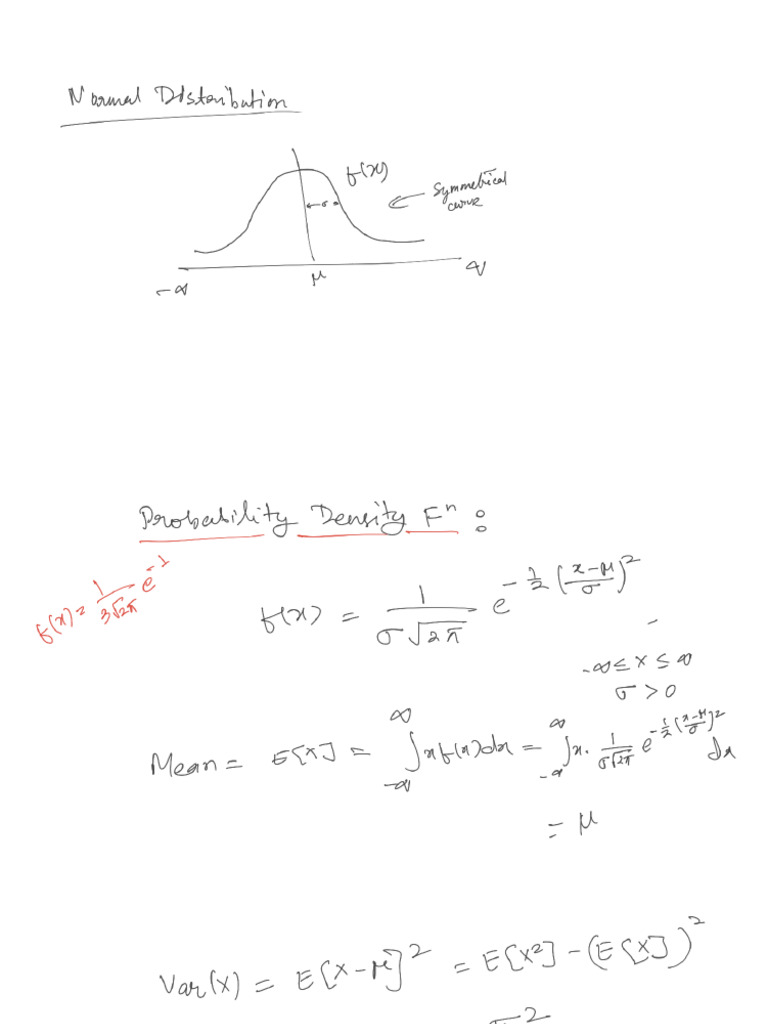5. Normal Distribution | PDF