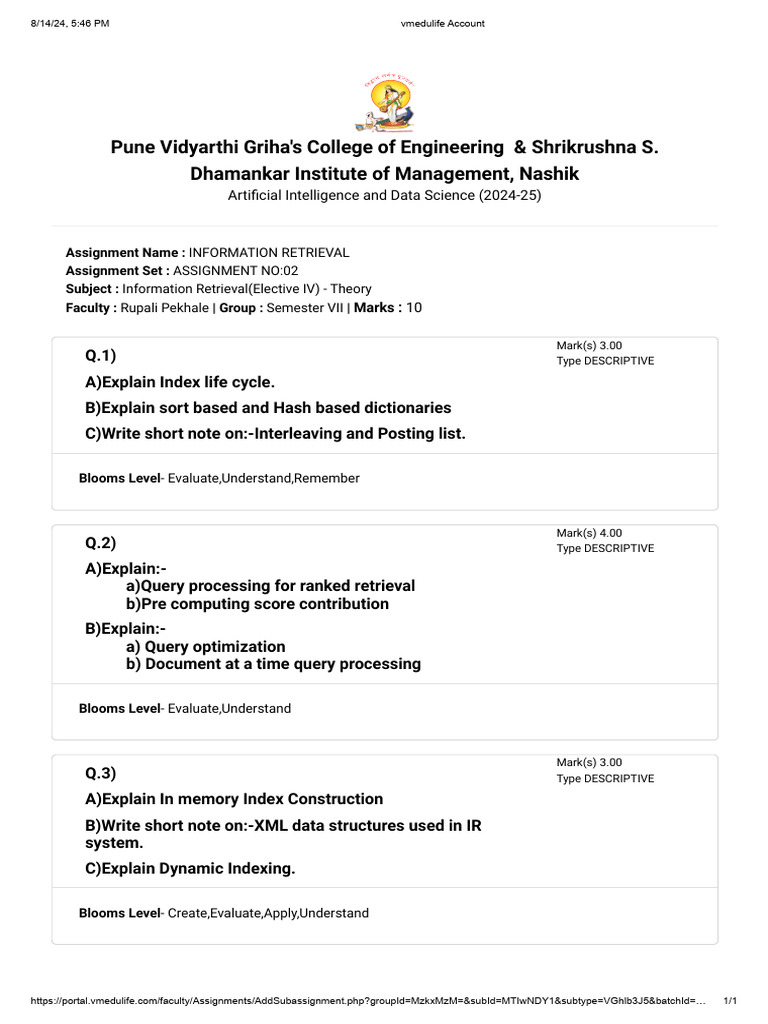 ASSIGNMENT 02 INFORMATION RETRIEVAL | PDF