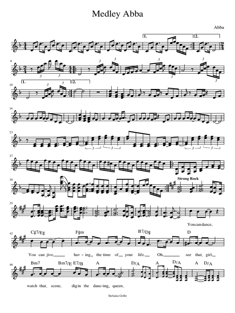 Medley Abba | PDF