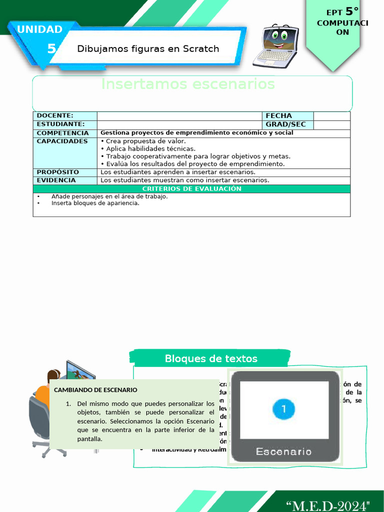 Ficha de Actividad Ept 5°-Semana 5 | PDF
