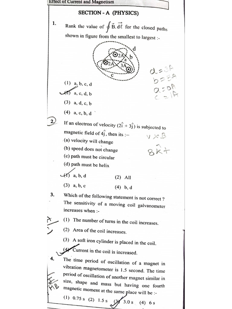 physics allen test 5 | PDF