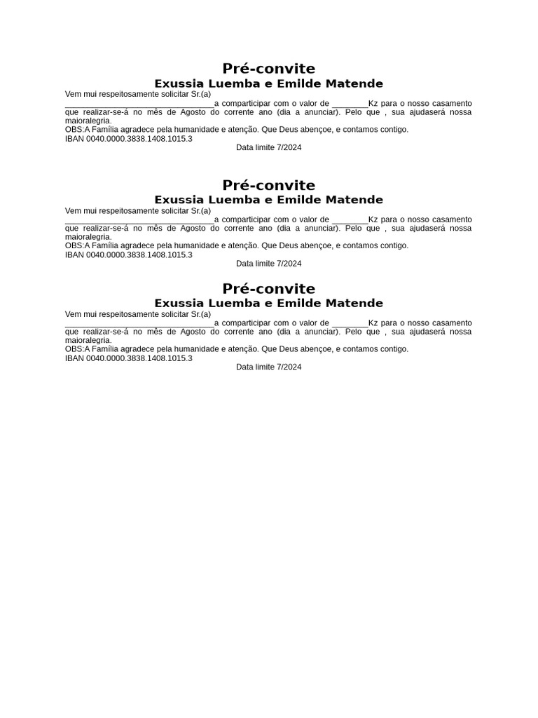 Cópia de Pré-convite | PDF