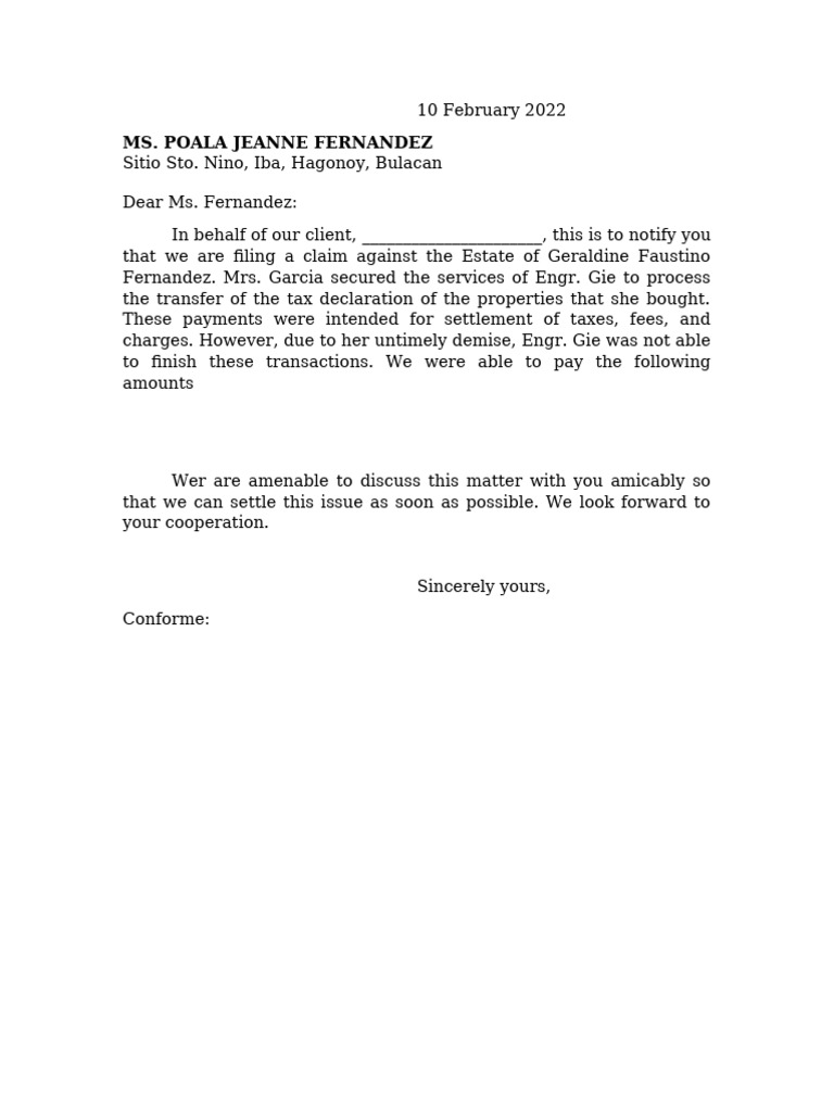 Claims Against Estate | PDF