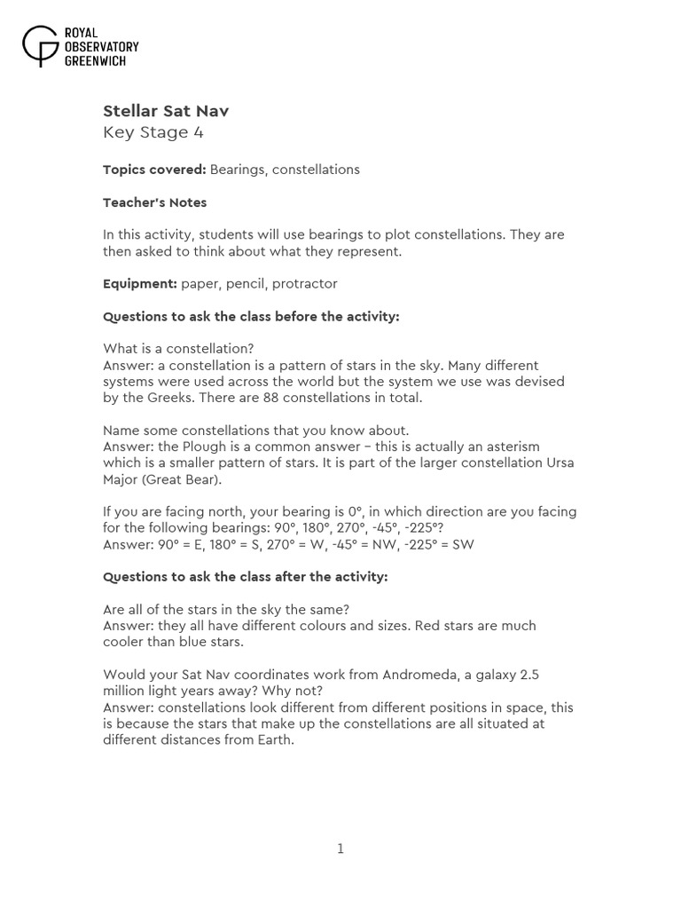 Stellar Sat Nav | PDF
