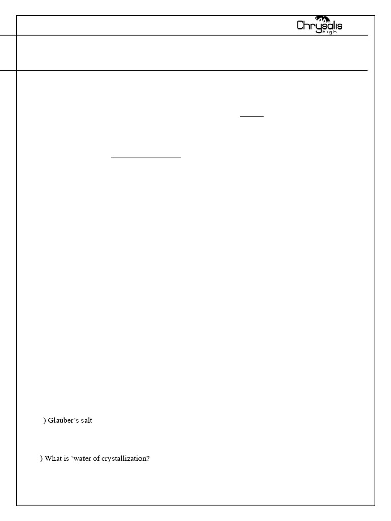 Water & Atomic Structure 1 | PDF