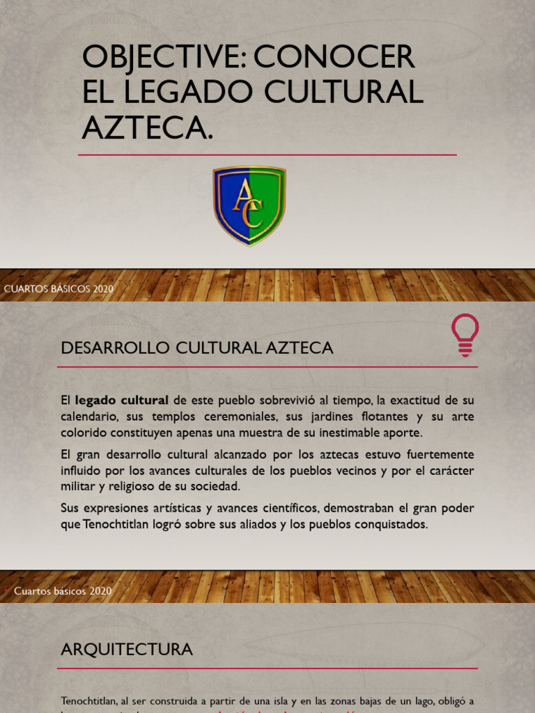 6 Legado Cultural Azteca | PDF