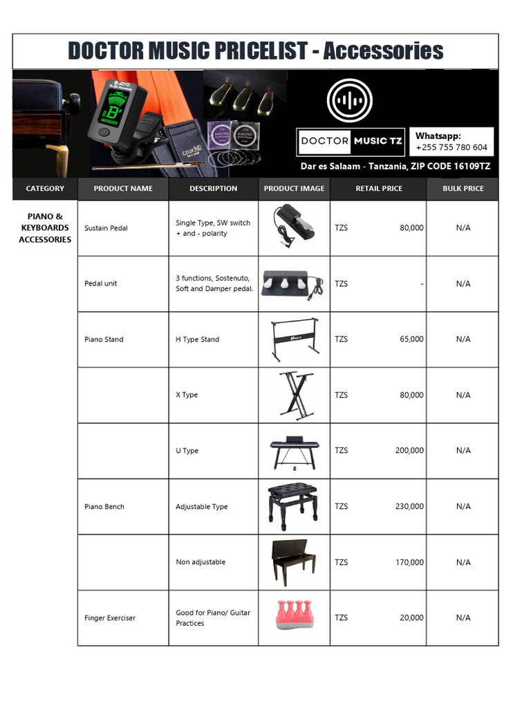 Doctor Music Accessories | PDF