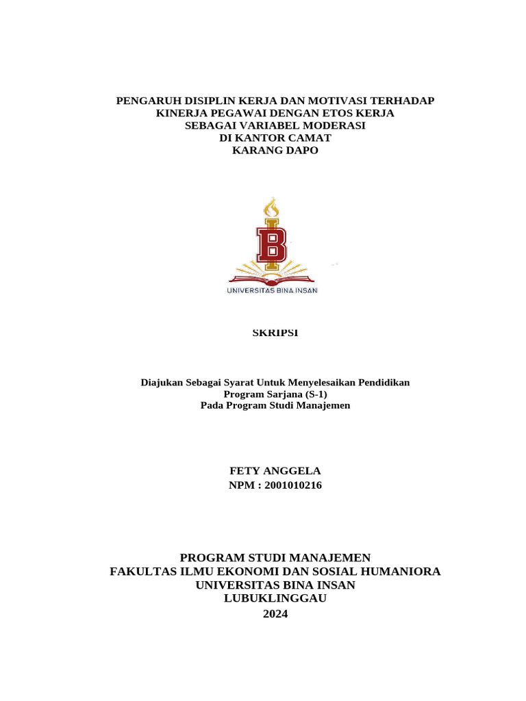 Cover Skripsi 2024 | PDF