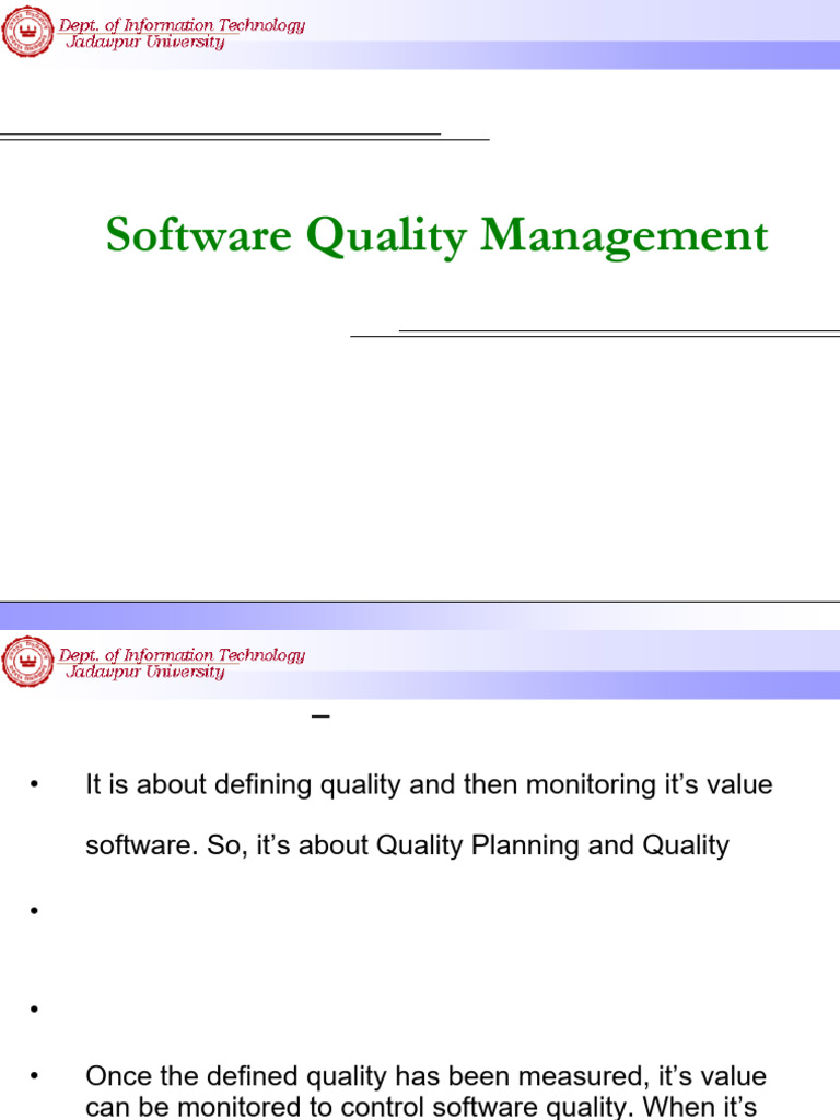 Software - Quality | PDF