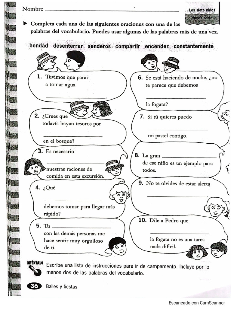 Completar Oraciones | PDF
