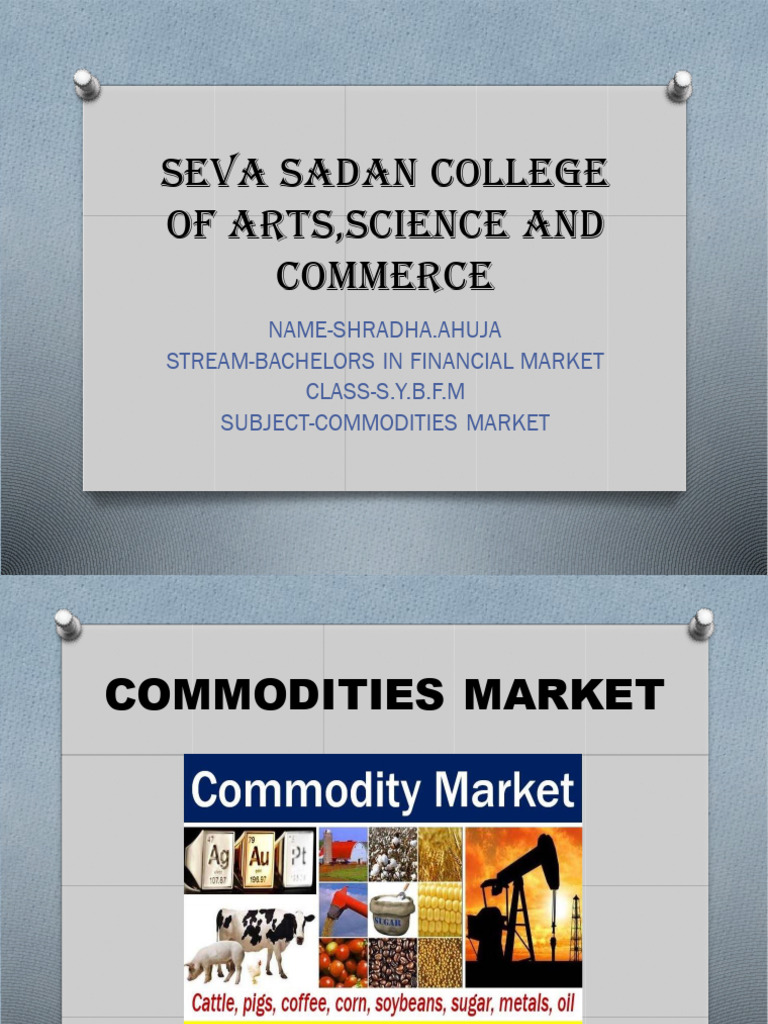 Commodity market | PDF