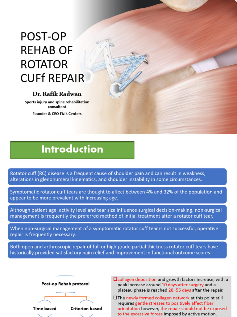 Post Op Rotator Cuff Egaa 2 2024 | PDF