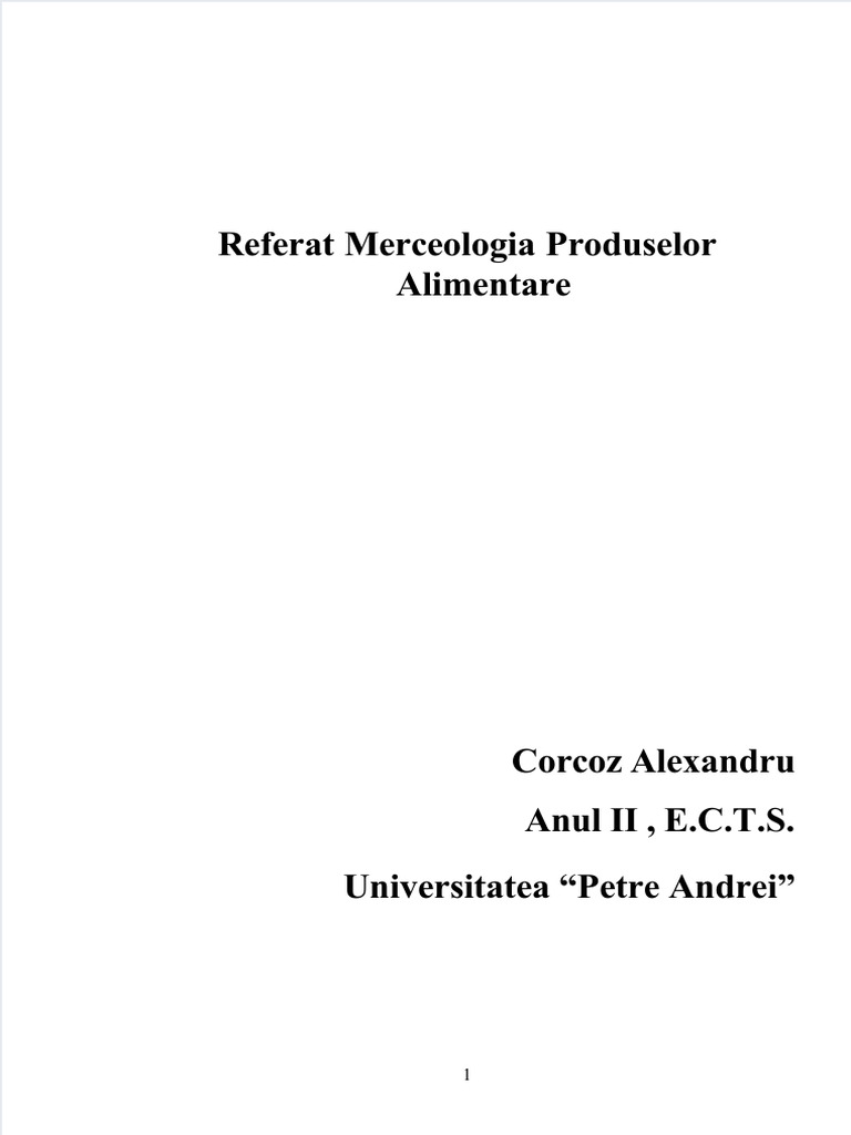 Dokumen - Tips Referat Produse Gustative Merceologia Produselor ...