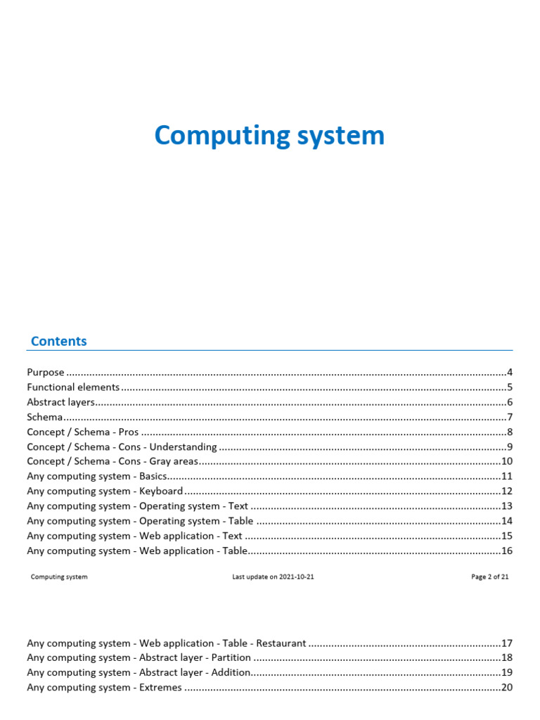 1. Computing system | PDF