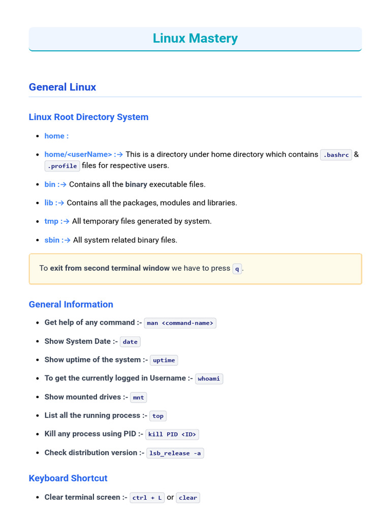 Mastery On Linux | PDF | Sudo | Computer File