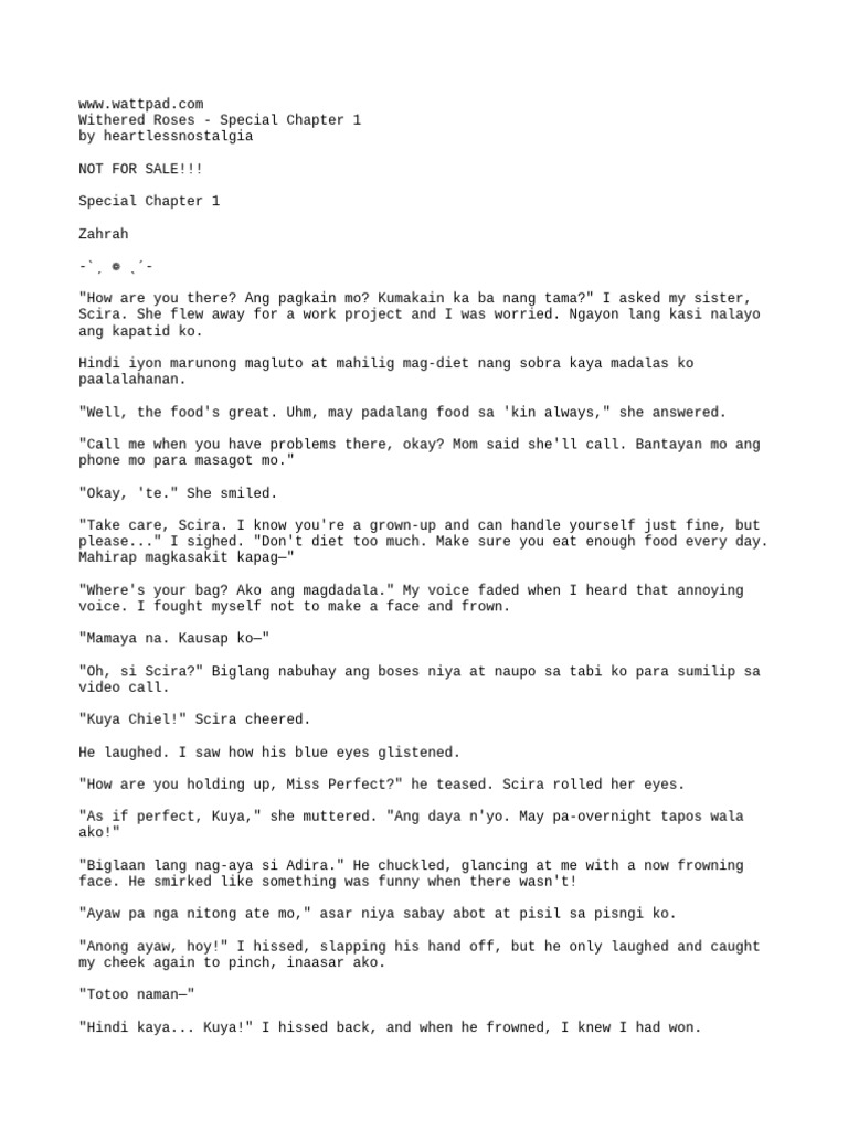 withered-rosesspecial-chapter | PDF