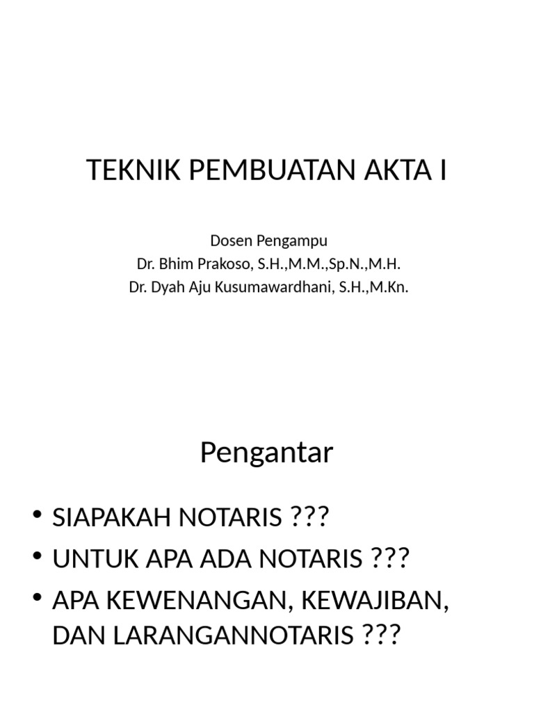 Materi I Pengantar Tpa 1 | PDF
